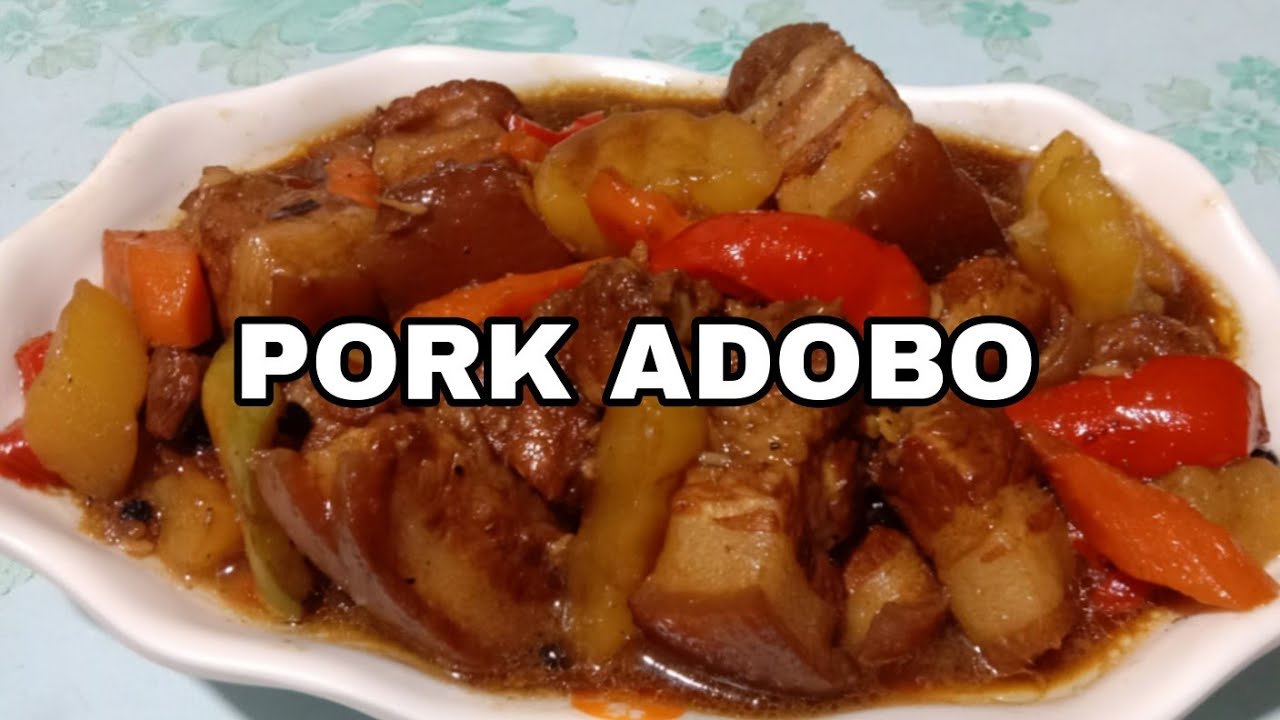 YUNG GANITONG LUTO NG ADOBO MASARSA SABAW PALANG ULAM NA /ADOBONG BABOY ...
