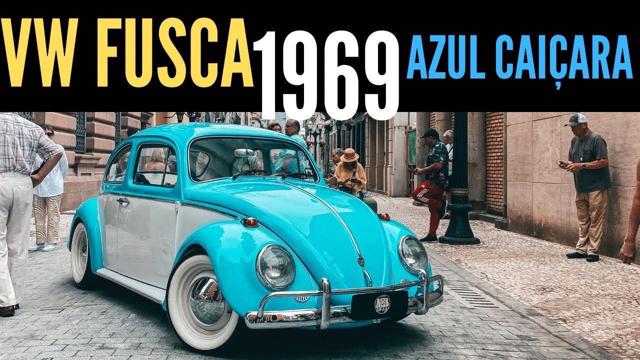 Volkswagen Fusca Azul Bebe