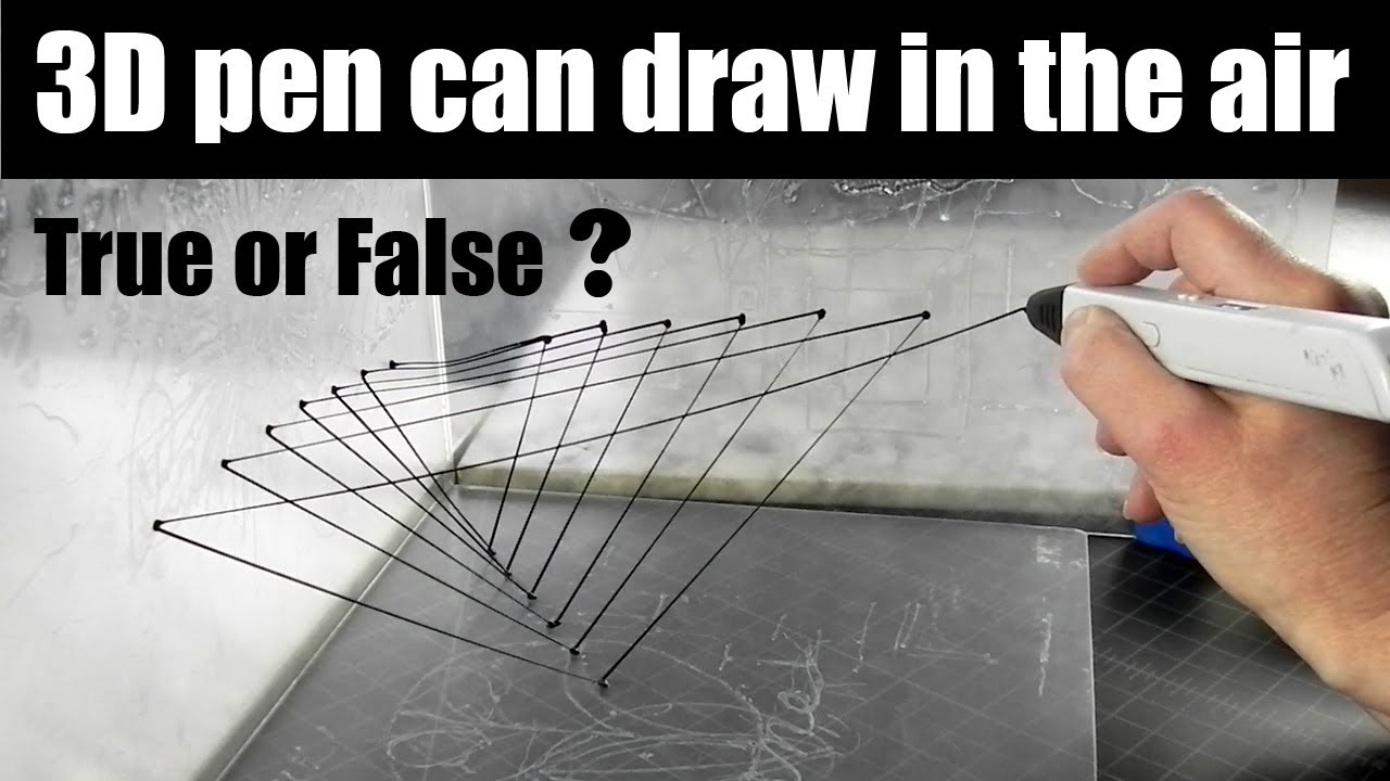 Beginners guide to 3D pen use - part 2 - Bridging - YouTube