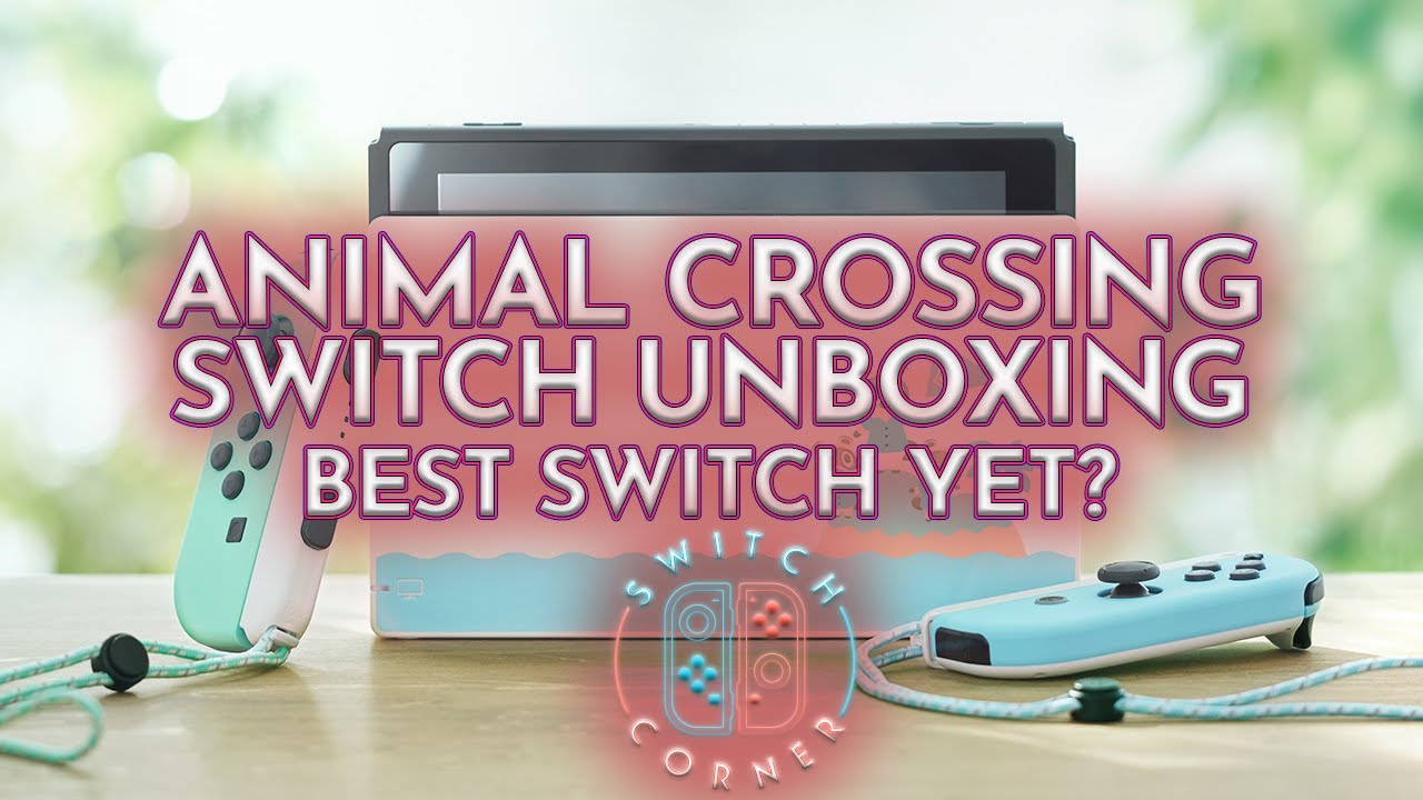 Animal Crossing Special Edition Switch Unboxing - YouTube