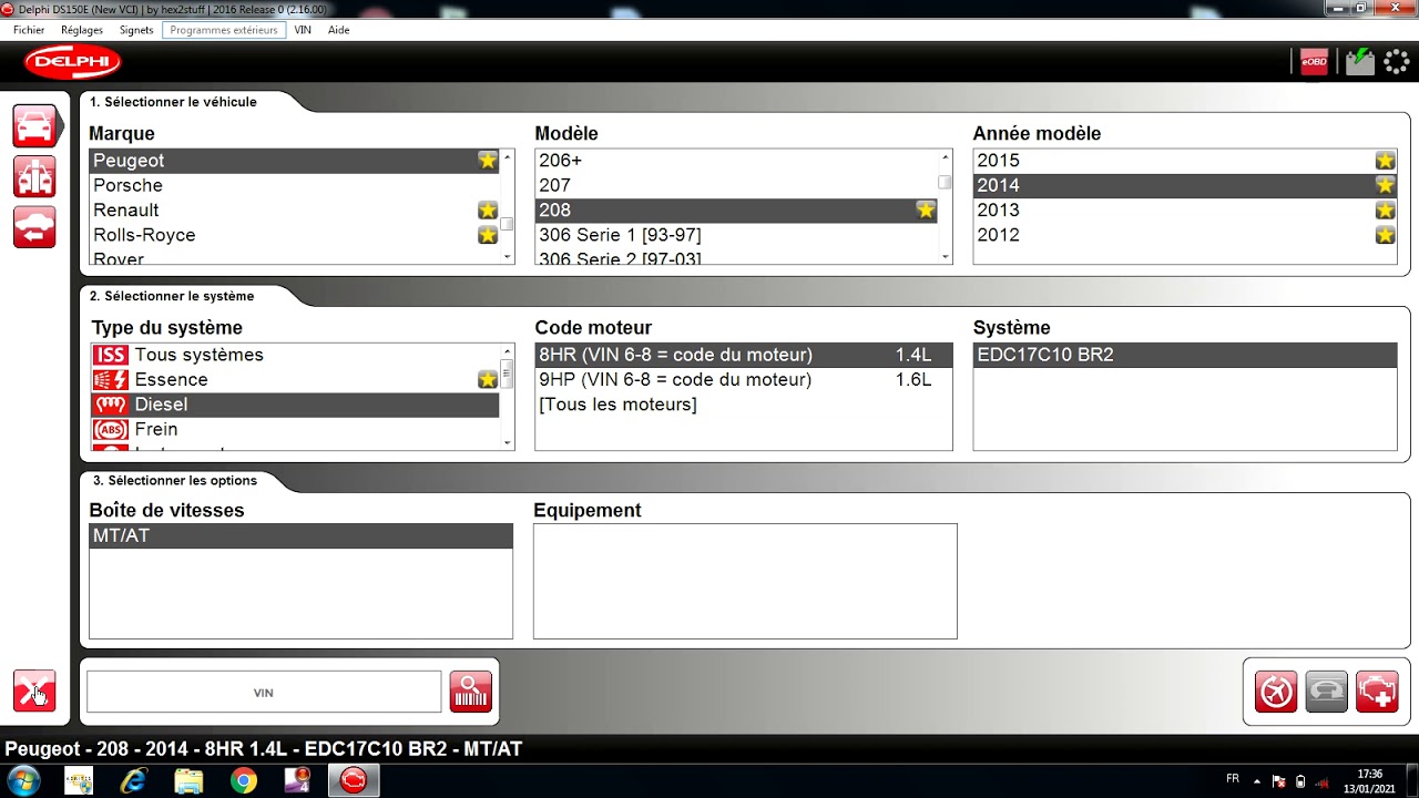 DIAGNOSTIC LIRE ET EFFACER LES CODES DEFAULT - YouTube