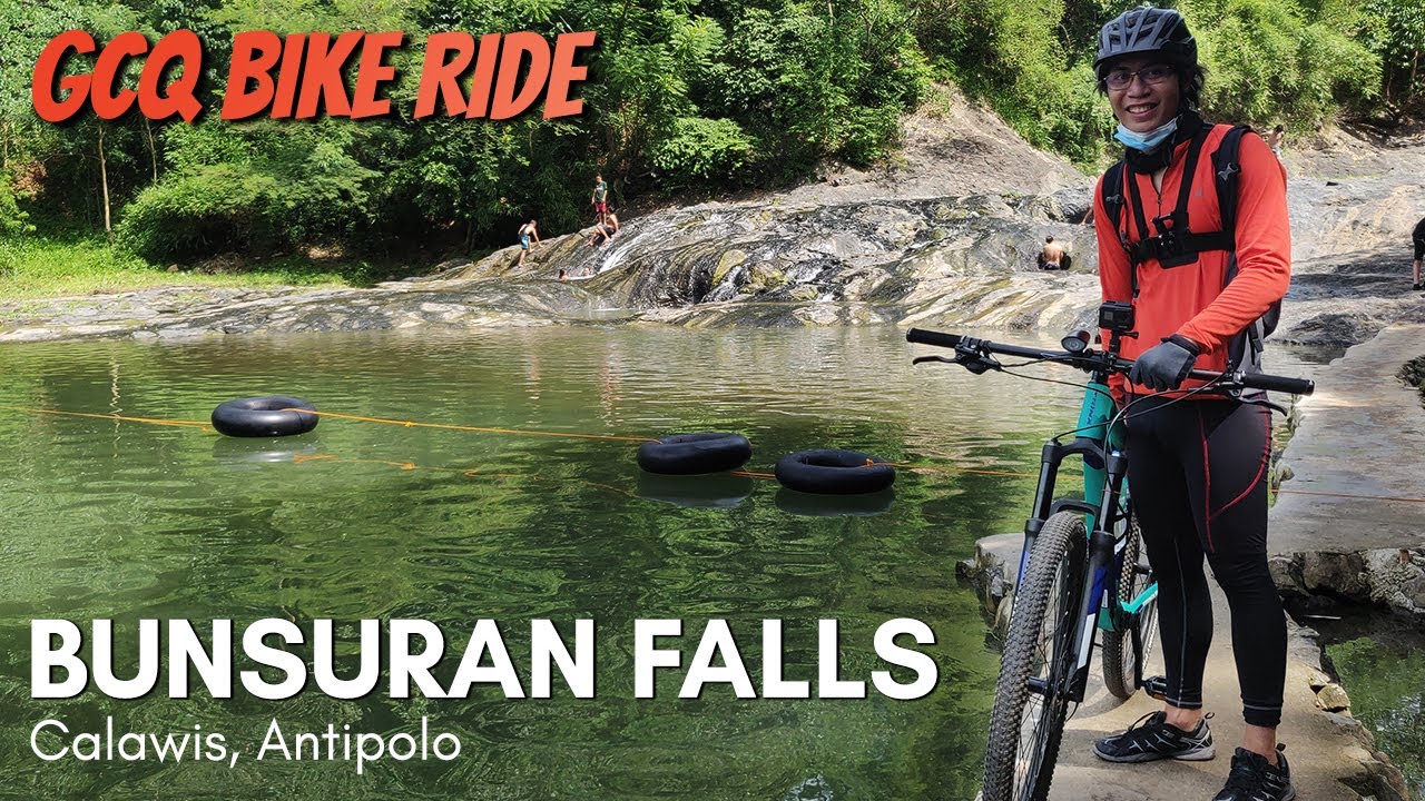 GCQ Bike Ride to Bunsuran Falls, Calawis, Antipolo - YouTube