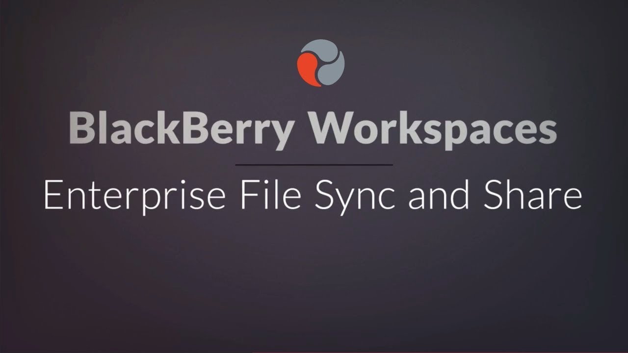 Pilotfolge: BlackBerry Workspaces - Überblick - YouTube