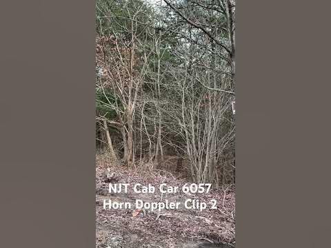 NJT Cab Car 6057 Horn Doppler Clip 2 - YouTube