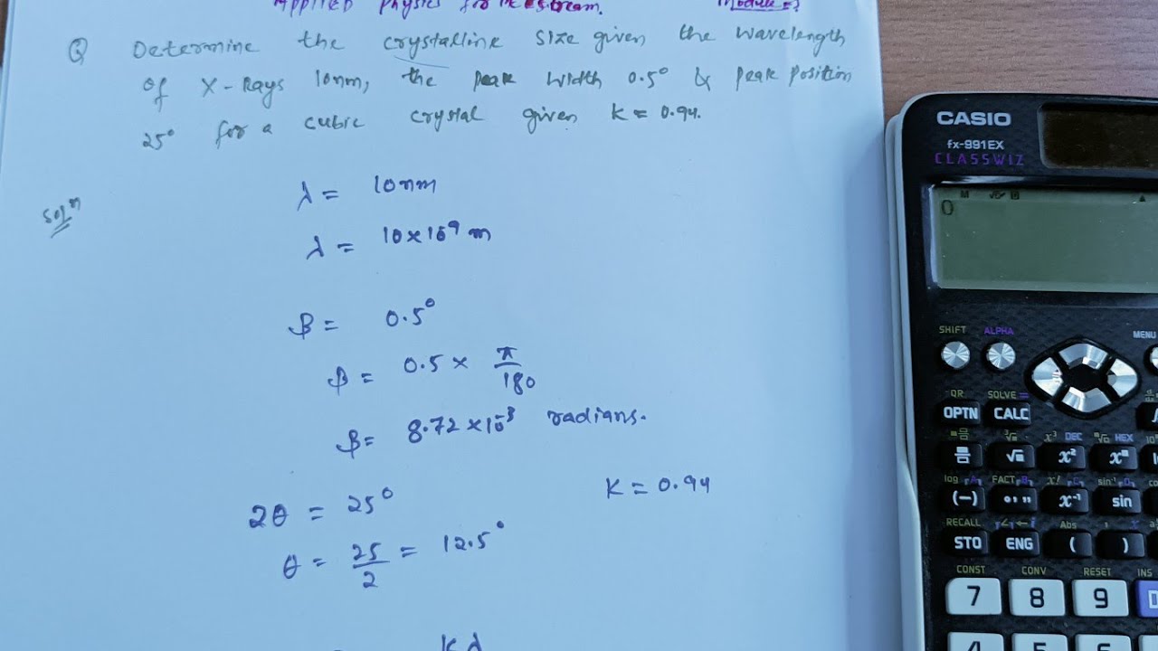 Applied Physics Vtu Numerical 6marks💯 - YouTube