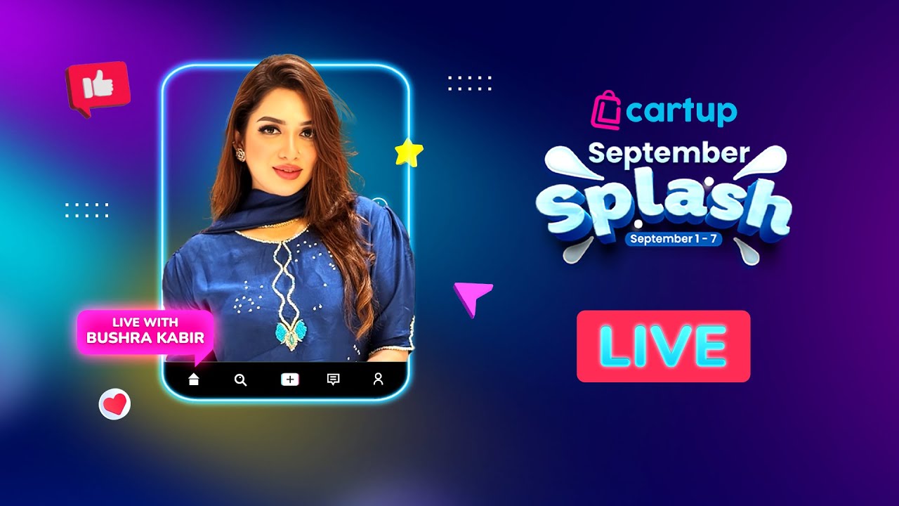 September Splash LIVE: Exclusive Talk Show hosted by Bushra Kabir - YouTube
