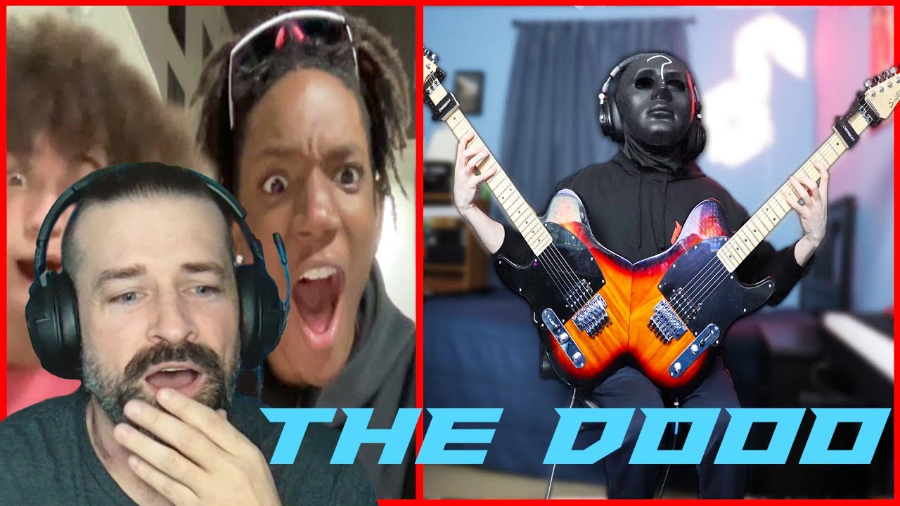 Gamer Seeing DOUBLE with TheDooo! || Guitarist Plays TWO GUITARS at ...
