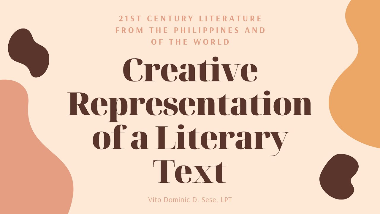 Creative Representation of Literary Text part 2 - YouTube