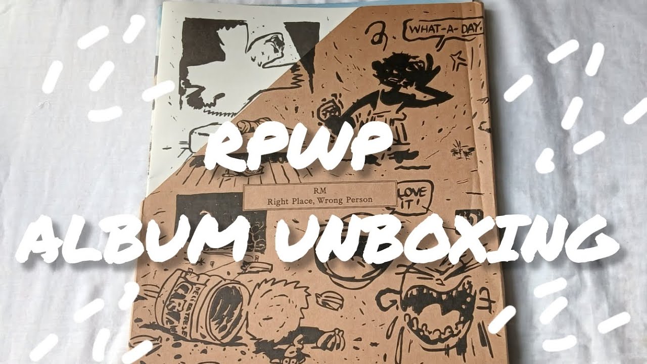 Unboxing Namjoon's Masterpiece: Right Place, Wrong Person (RPWP) Album ...