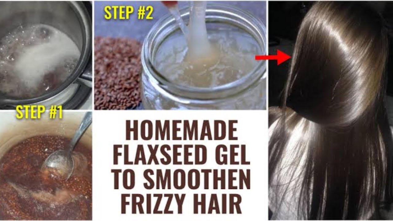 Flaxseed Jel Hair Mask for Hair Growth And Long Shiny Hair At Home ...