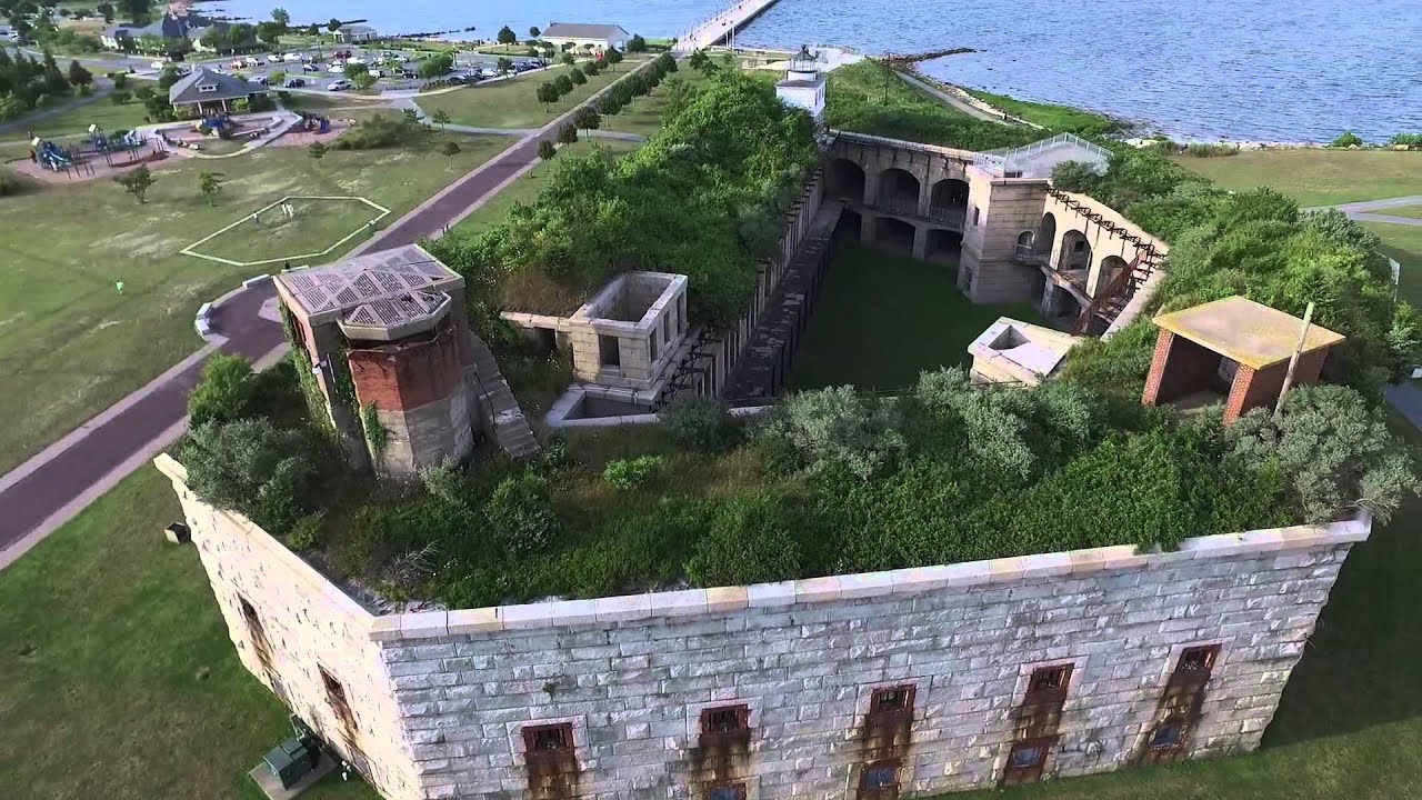 Fort Rodman New Bedford, MA Dji Inspire 1 Drone - YouTube