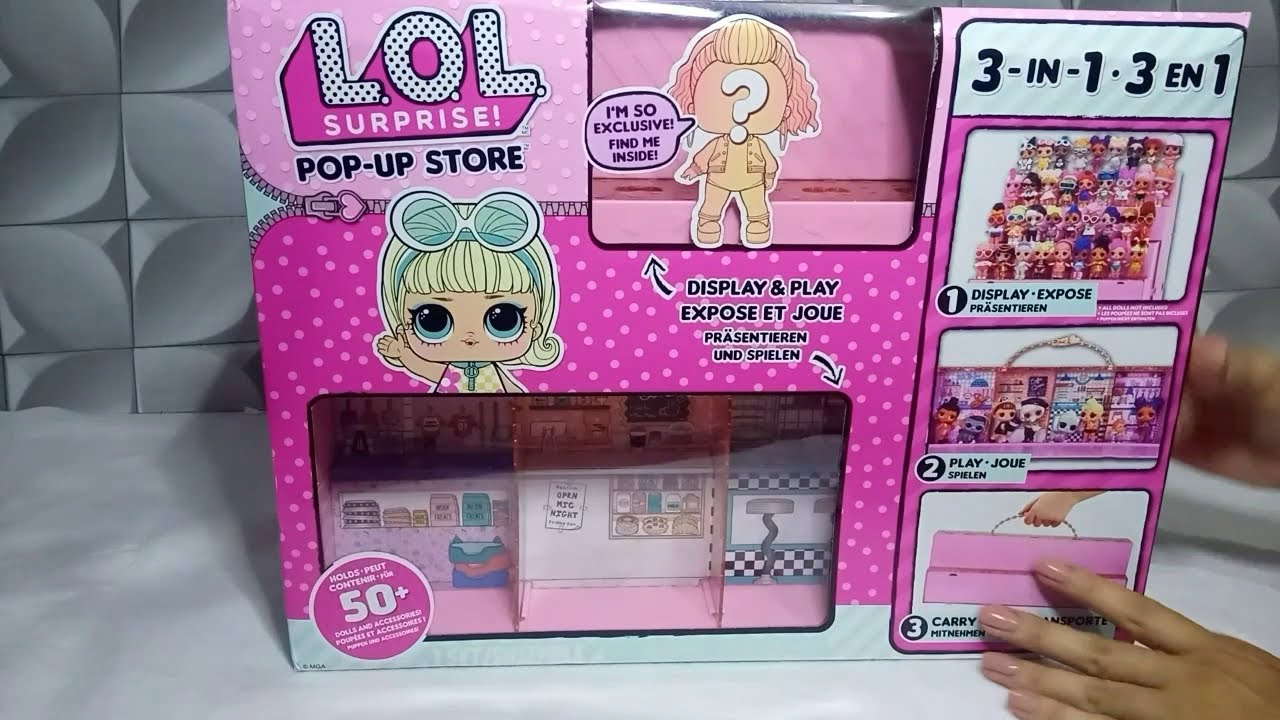 Lol Surprise Pop-Up Store 3 em 1. 😍😃😃 - YouTube