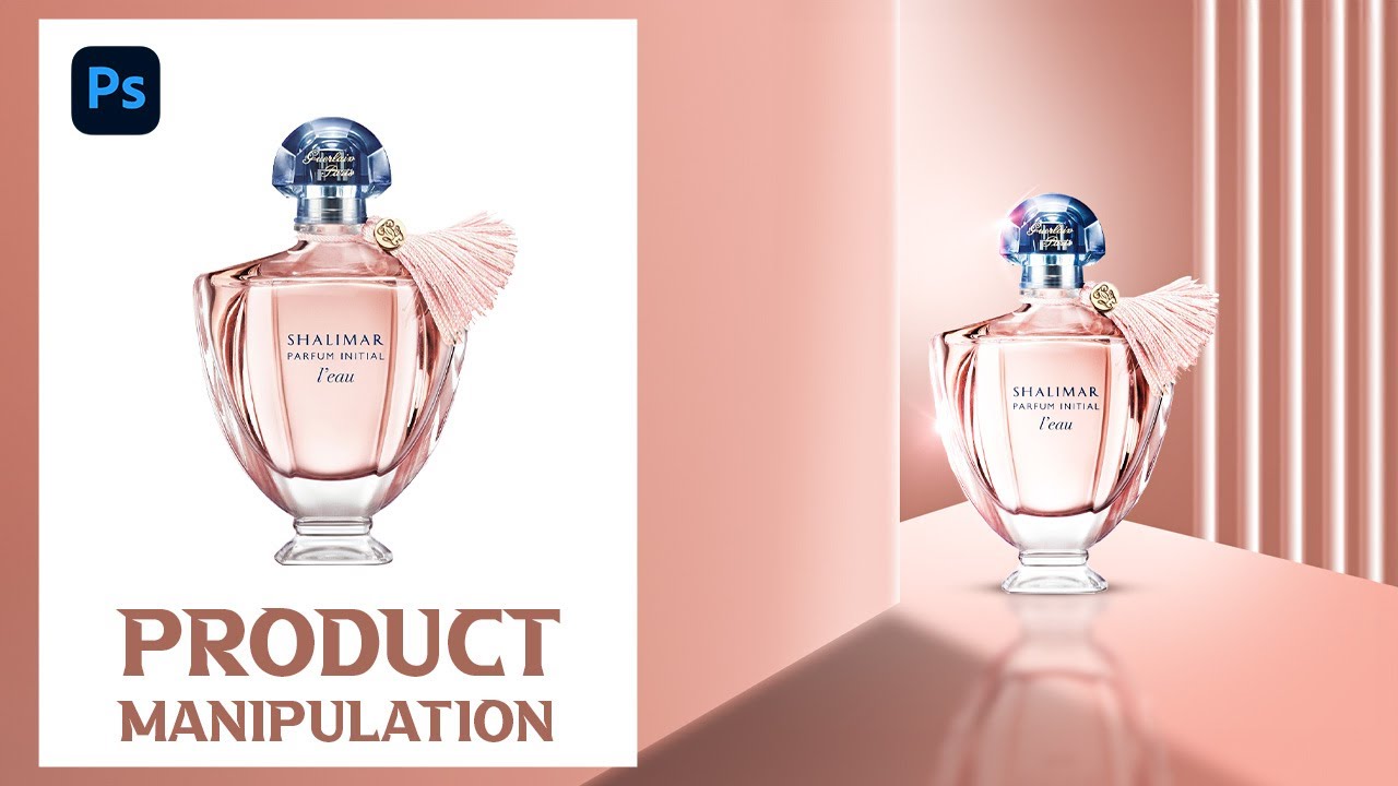 Product Manipulation in Photoshop | Perfume Advertising | Poster Design ...
