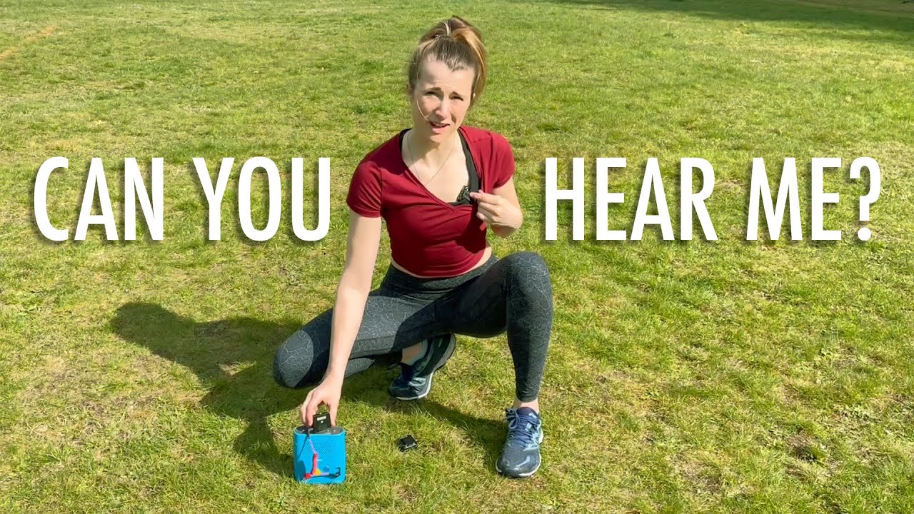 Wireless Microphone for Outdoor Yoga to Amplify Your Voice - YouTube