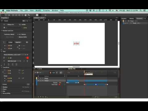 Creating Rollover Buttons in Adobe Edge Animate CC - YouTube