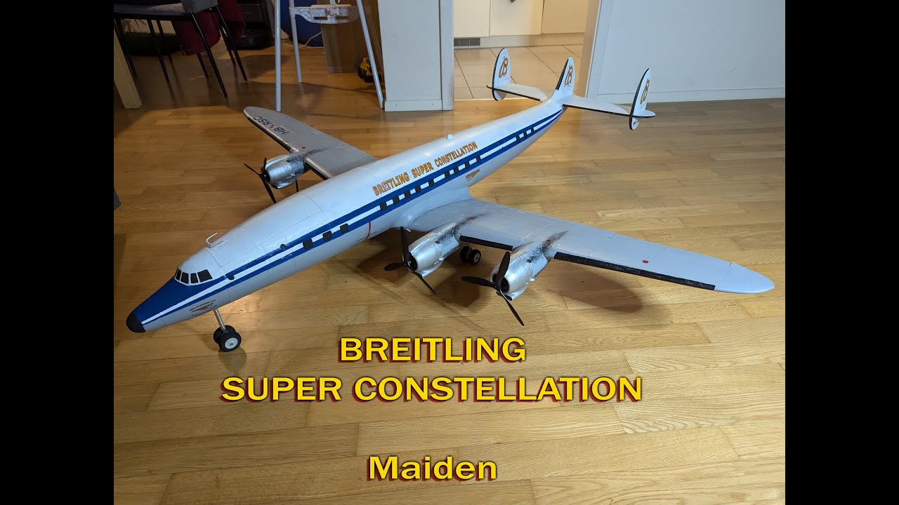 3D printed RC Super Constellation Maiden (LW-PLA Version) - YouTube