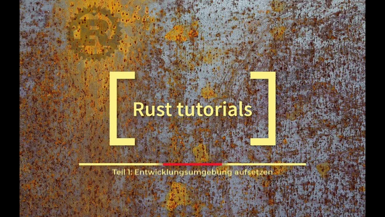 Rust Setup - YouTube