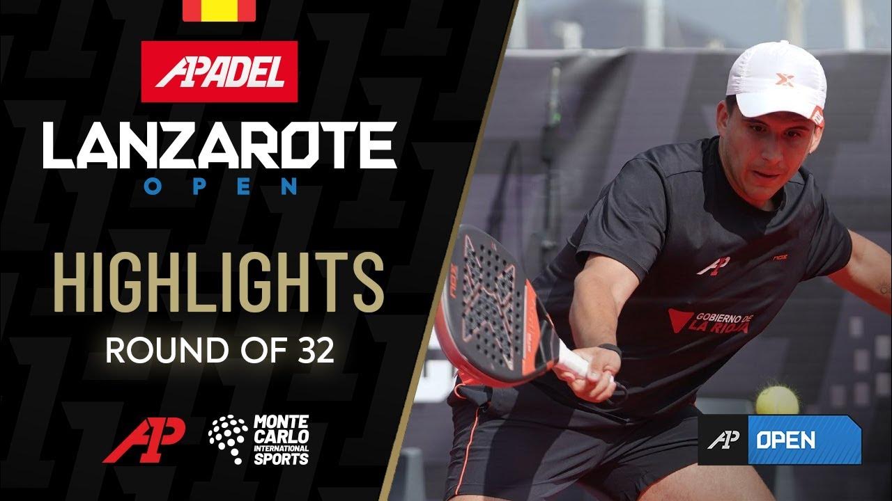 SUMMARY ROUND OF 32 - DAY 1 MORNING - LANZAROTE OPEN - YouTube