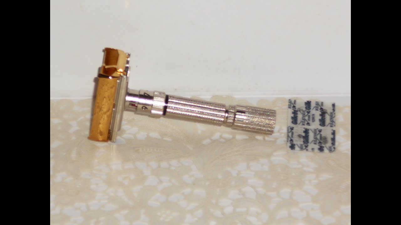 1961 Gillette Fat Boy Refurbished Re Plated Gold Rhodium G2–99C - YouTube