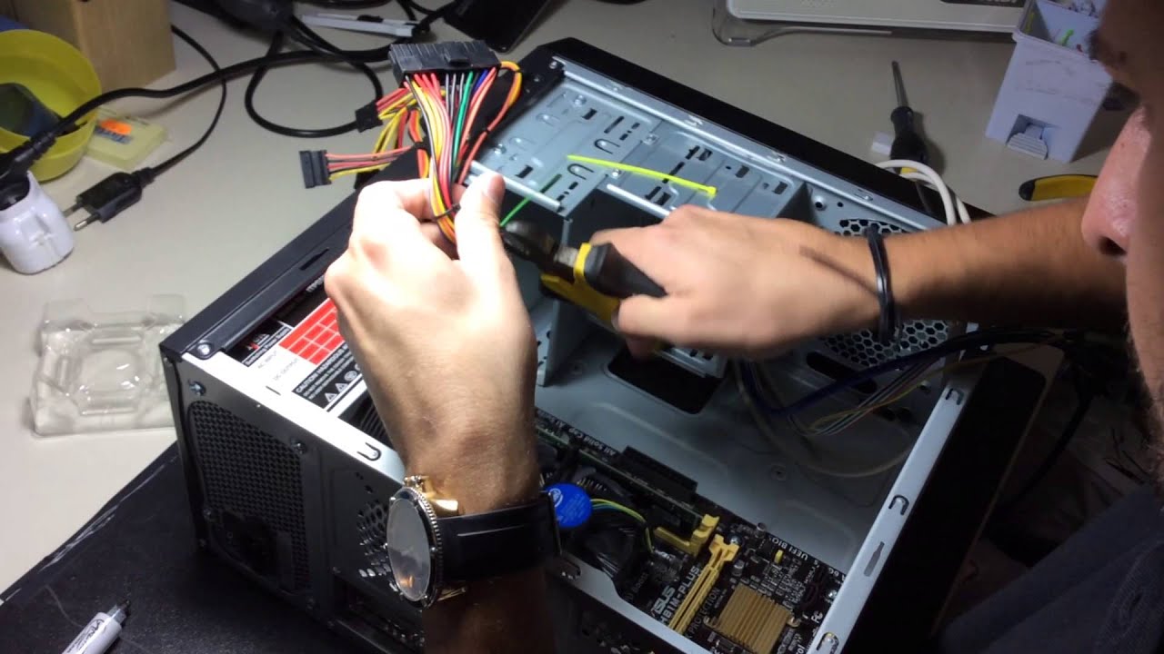 Video assemblaggio PC LOW COST - YouTube