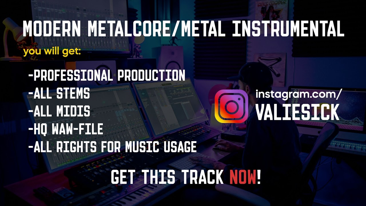 ORIGINAL METALCORE INSTRUMENTAL 2020 - YouTube