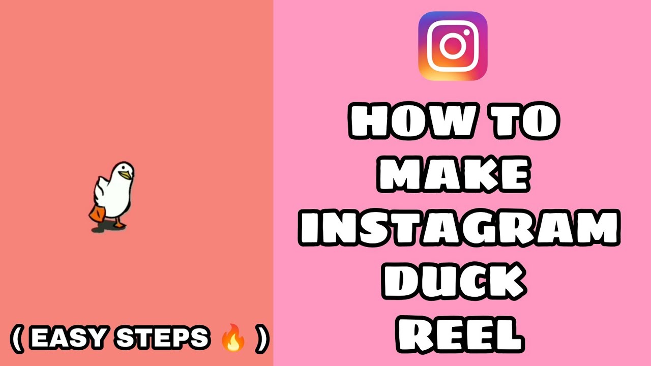 How To Make INSTAGRAM Duck Reel | Life Goes on Duck Reel On Instagram ...
