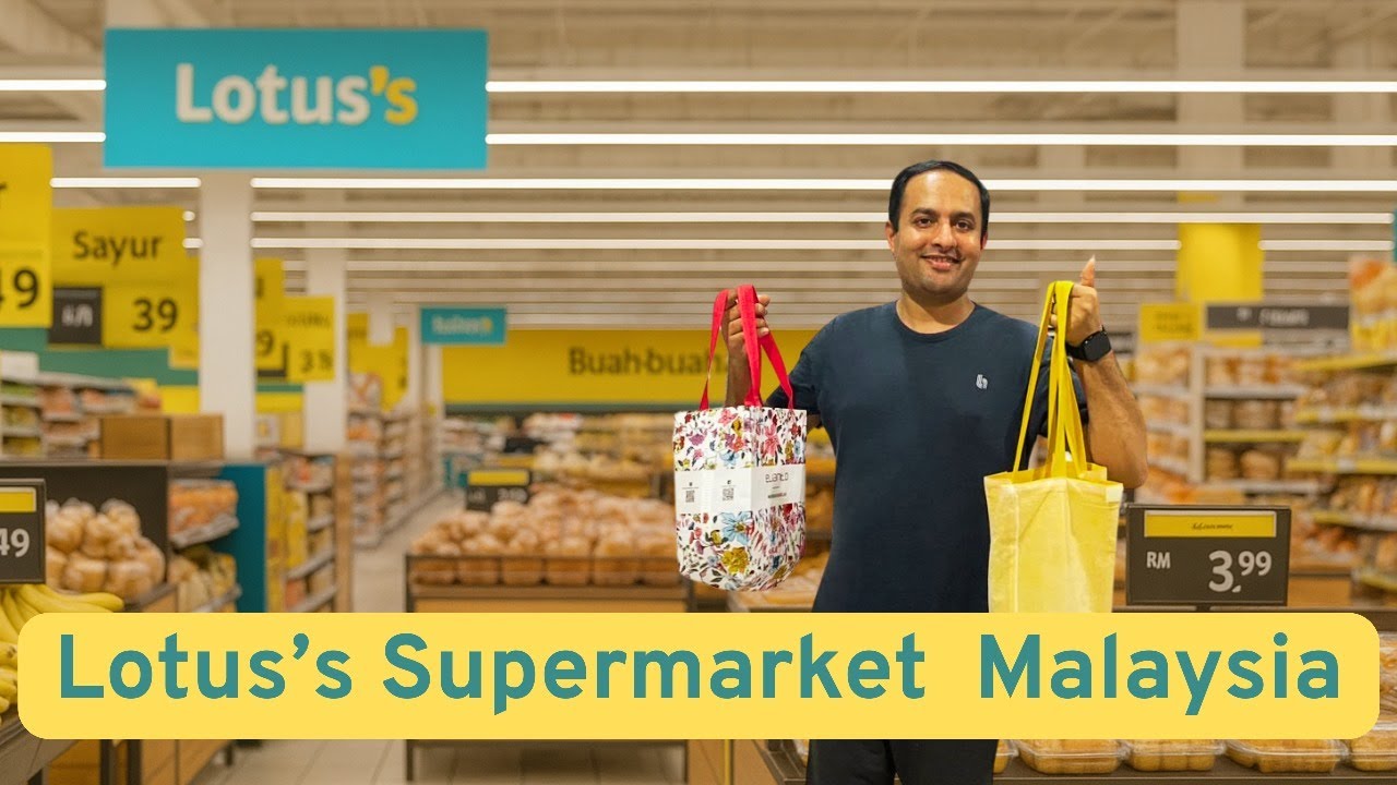 Lotus Supermarket Malaysia Tour | Price Comparison with Pakistan | Cost ...