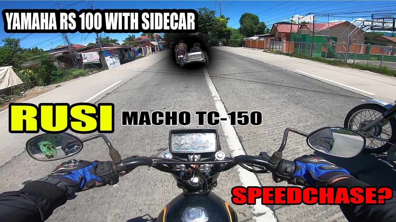 INUSUKAN AKO NG RS 100 with SIDECAR? RUSI TC-MACHO 150! - YouTube