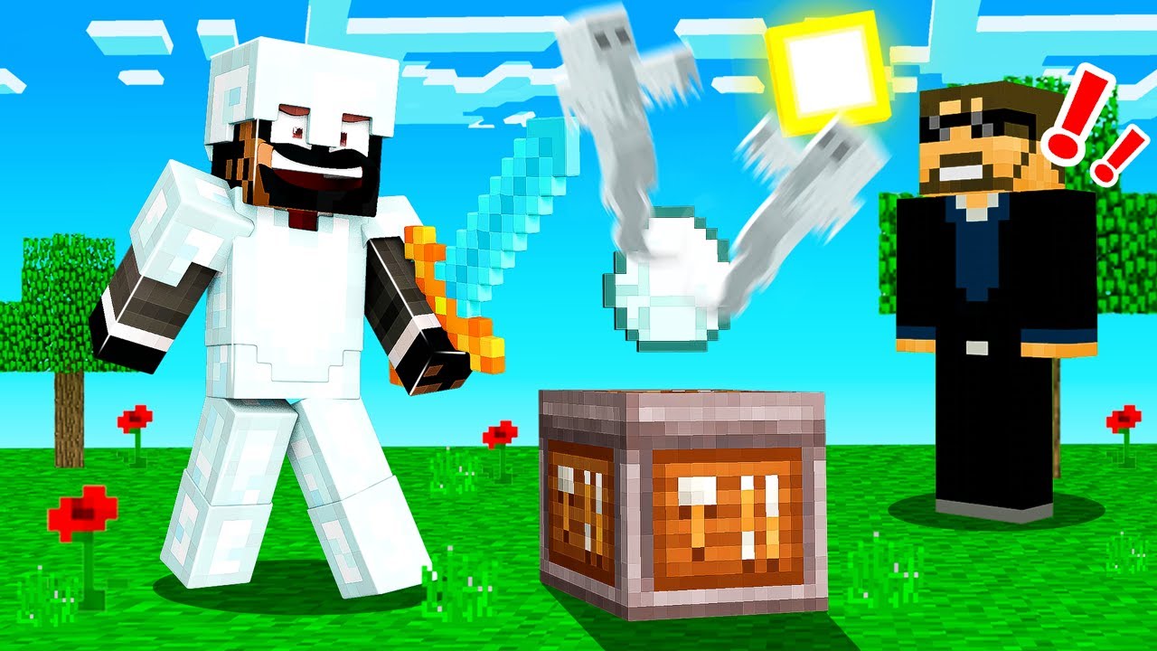 Turning GHOSTS into ARMOR in Minecraft - YouTube