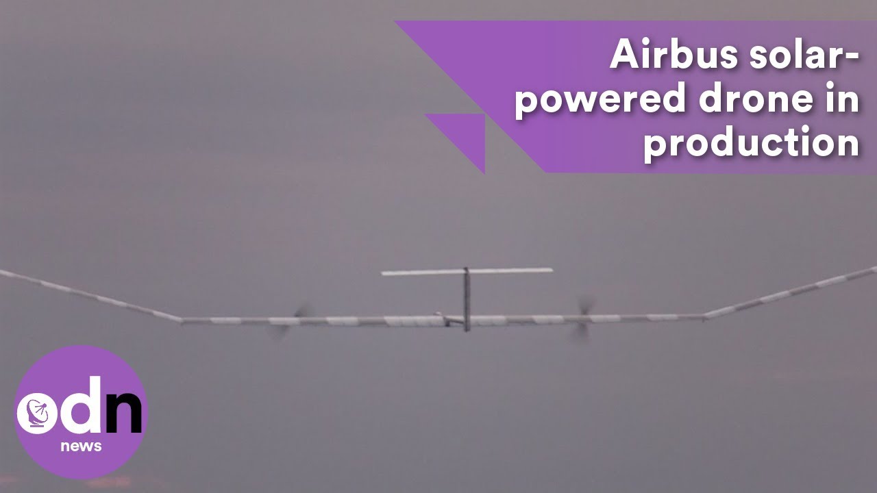 Airbus' solar-powered Zephyr drone goes into production - YouTube