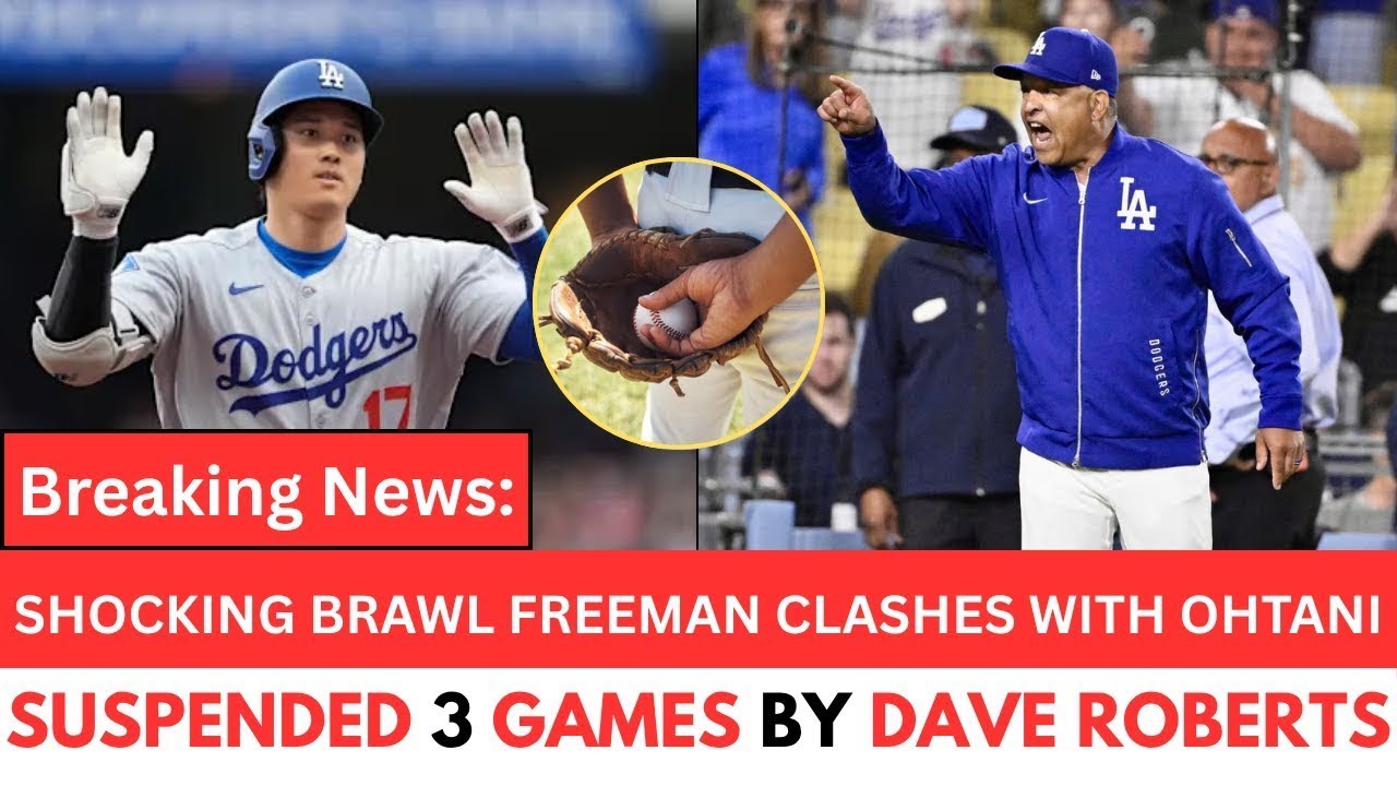 Shocking Locker Room Brawl! Freeman vs Ohtani — Suspended by Dave ...