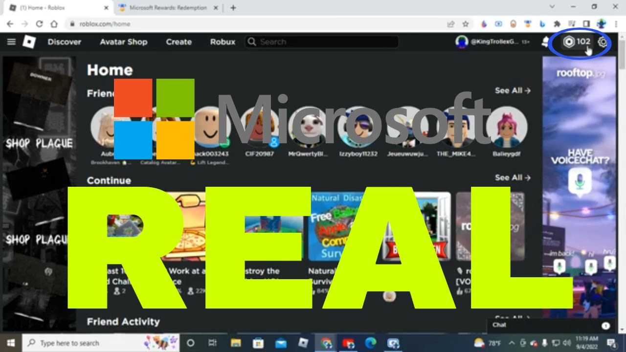 How to get free robux! (NOT A SCAM) (WEBSITE MADE BY MICROSOFT) - YouTube