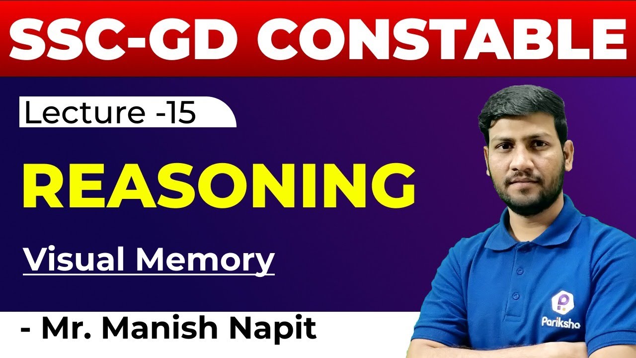 SSC-GD Constable Reasoning Special | Visual Memory | By Manish Napit ...
