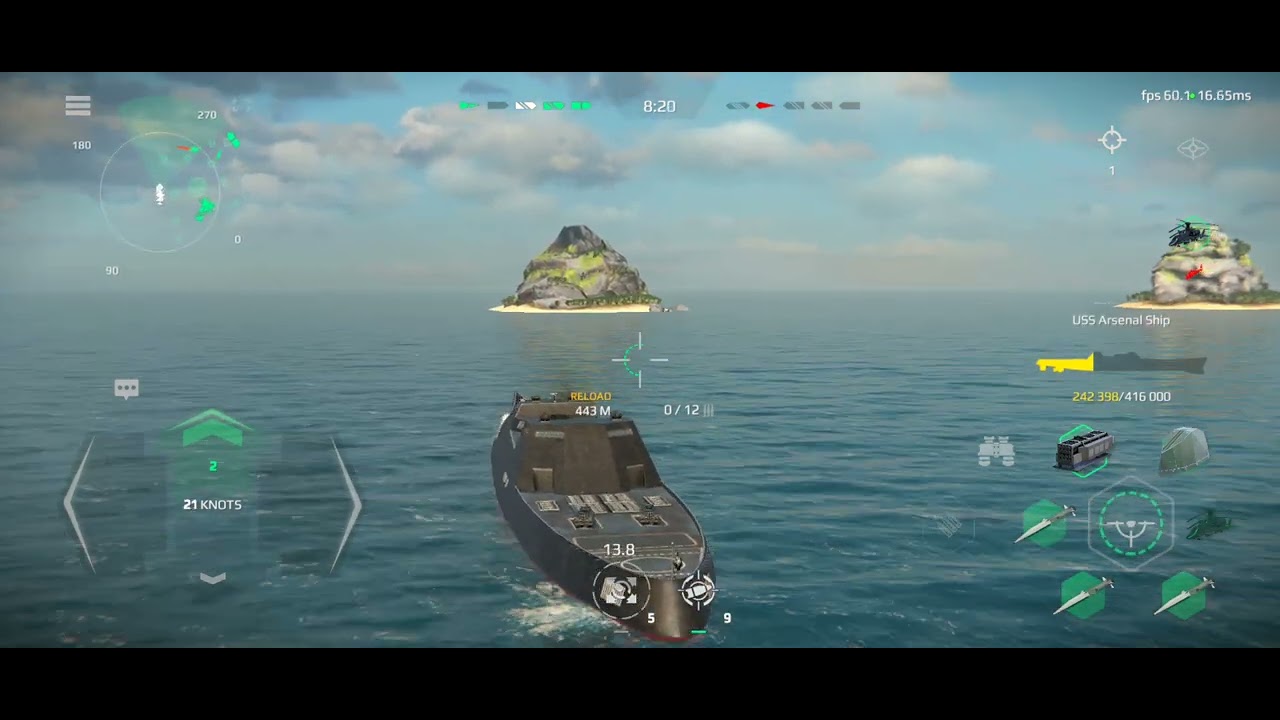 USS Arsenal Ship first impressions Modern Warships - YouTube