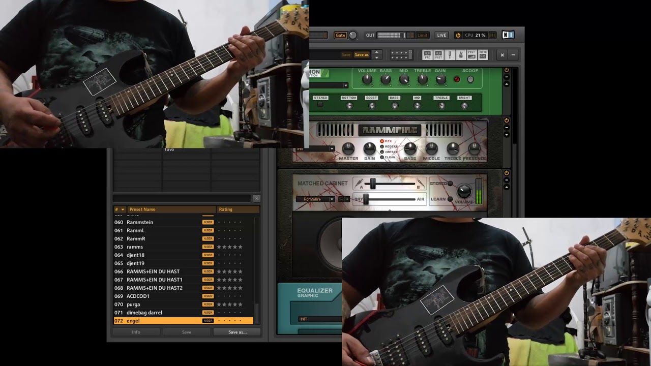 Engel - Rammstein Emulation Preset Guitar Rig 5 Dowload - YouTube