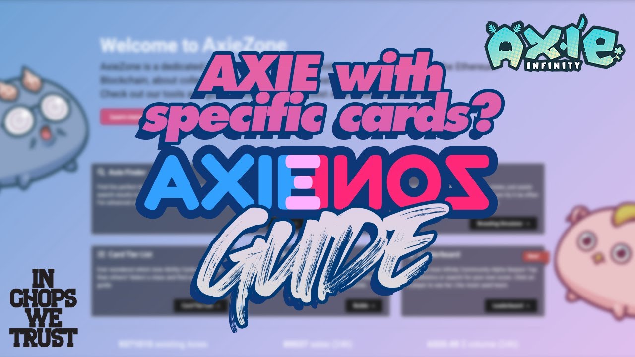 AXIE na may specific cards na gusto mo? AXIEZONE Guide - YouTube