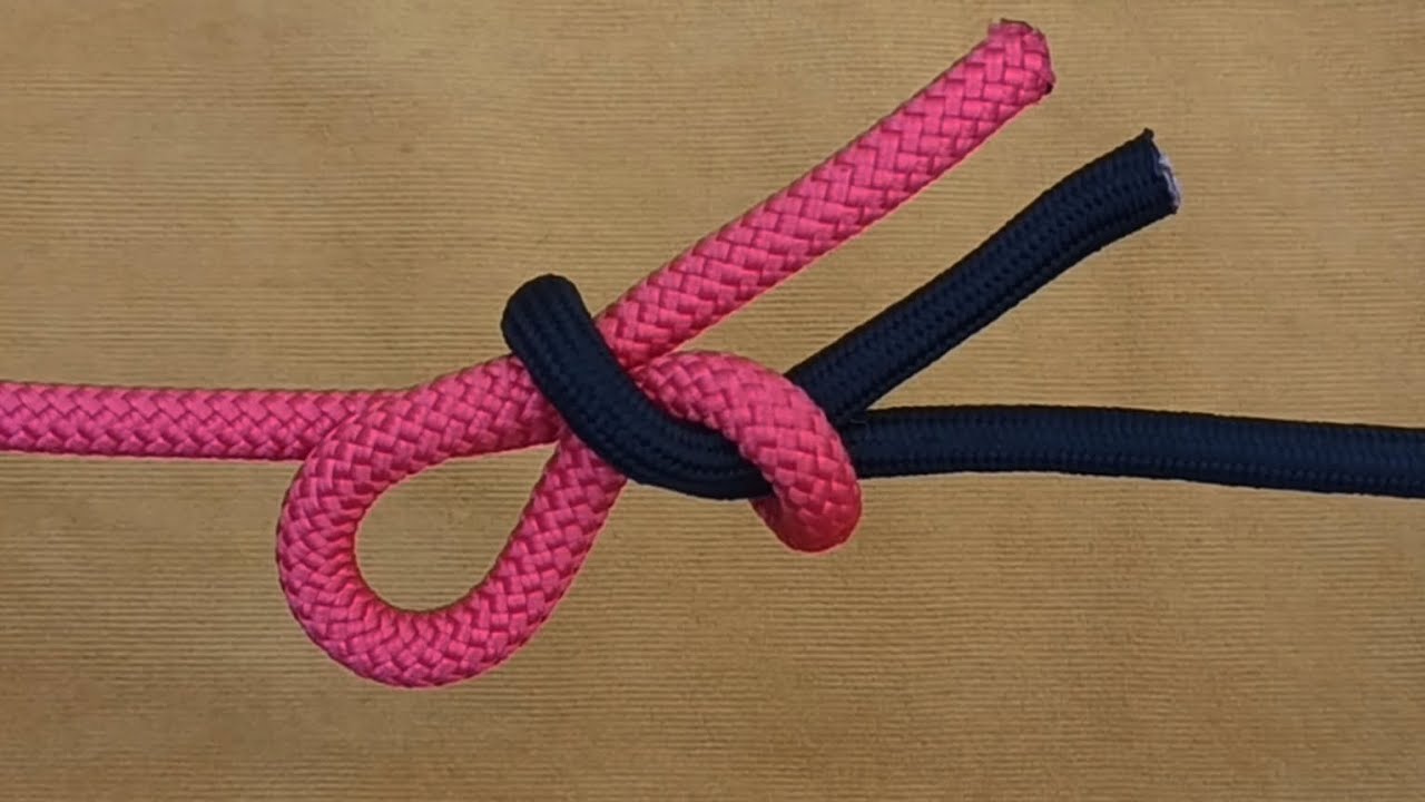 How To Tie a Square Knot, Reef knot,A very useful and necessary knot ...
