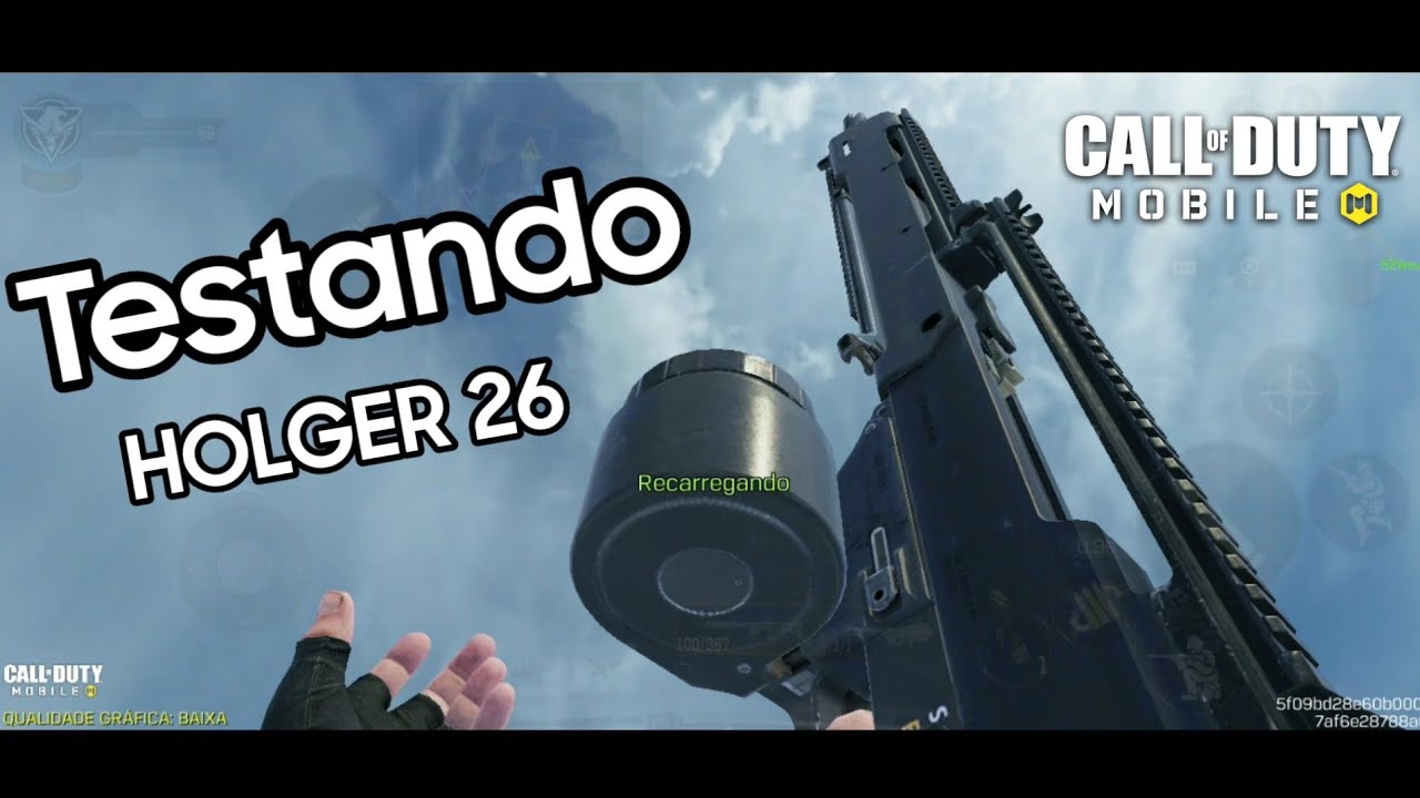 Testando a HOLGER 26 (cod mobile) kauan0912 - YouTube