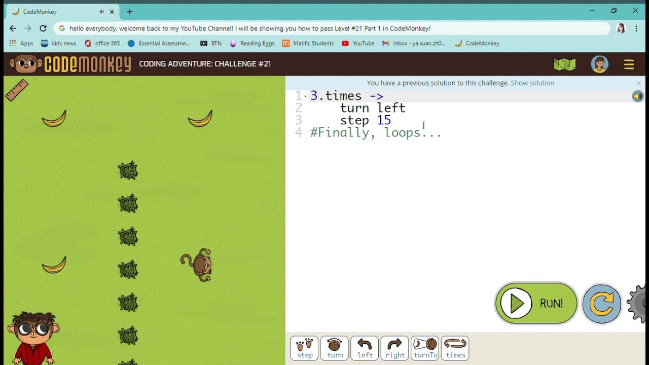 How to pass CODING ADVENTURE: CHALLENGE #21 - By Mia - YouTube