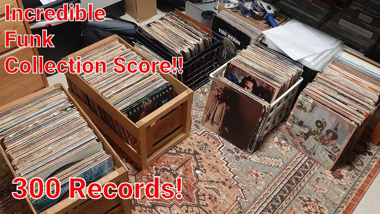 I Bought an Incredible Funk Vinyl Collection! 300 Records! |Vinyl Finds ...