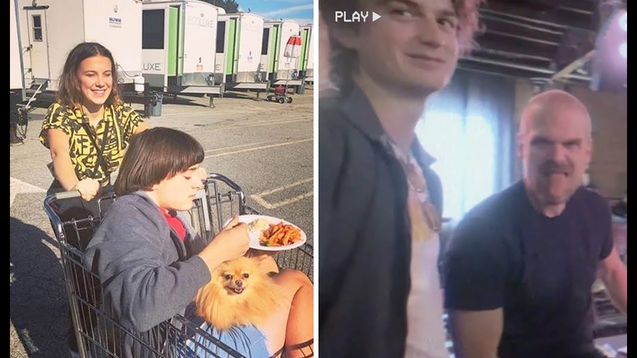 Stranger Things 4 Cast Behind The Scenes and Funny Interviews - YouTube