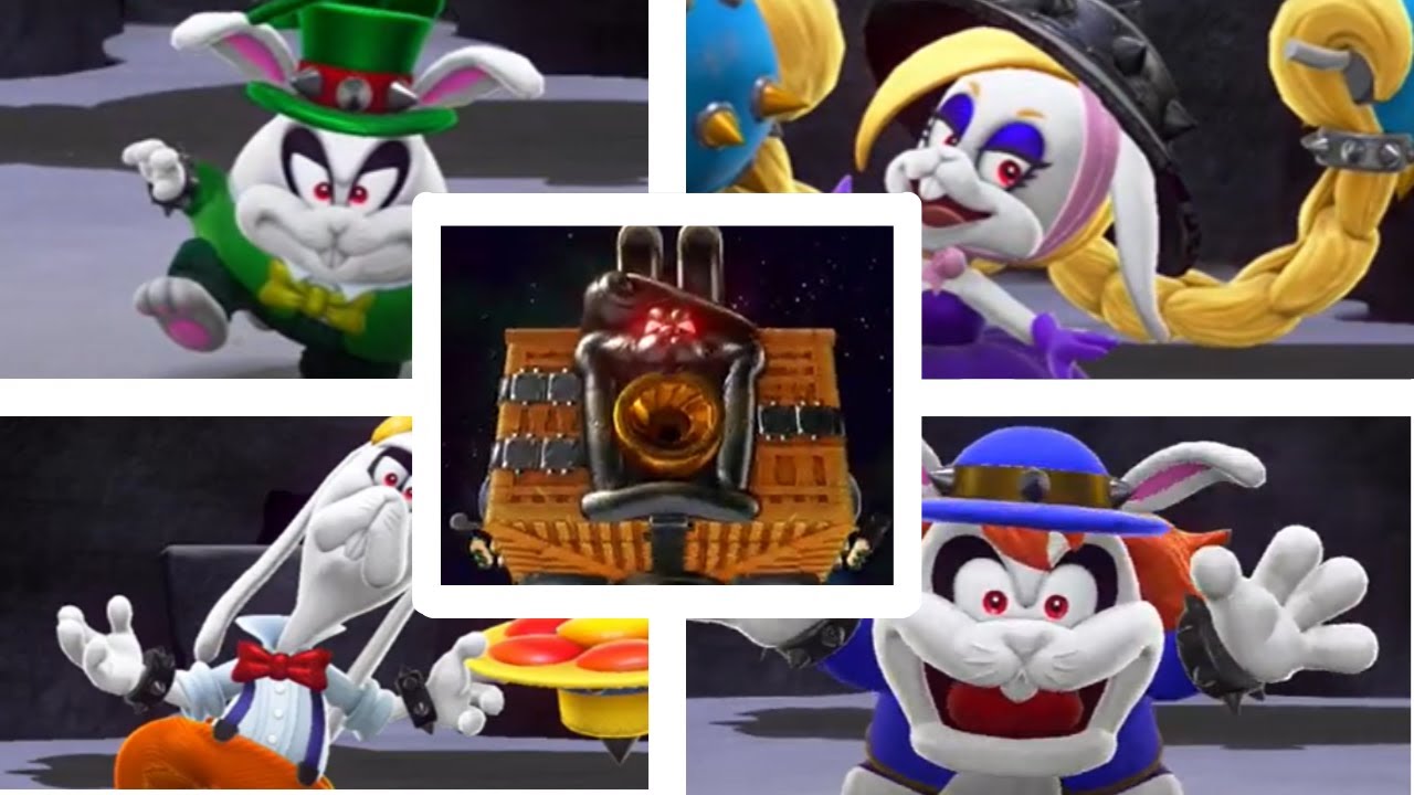 Mario Odyssey - Rabbit Ridge - 4 Bosses and then all at once - YouTube