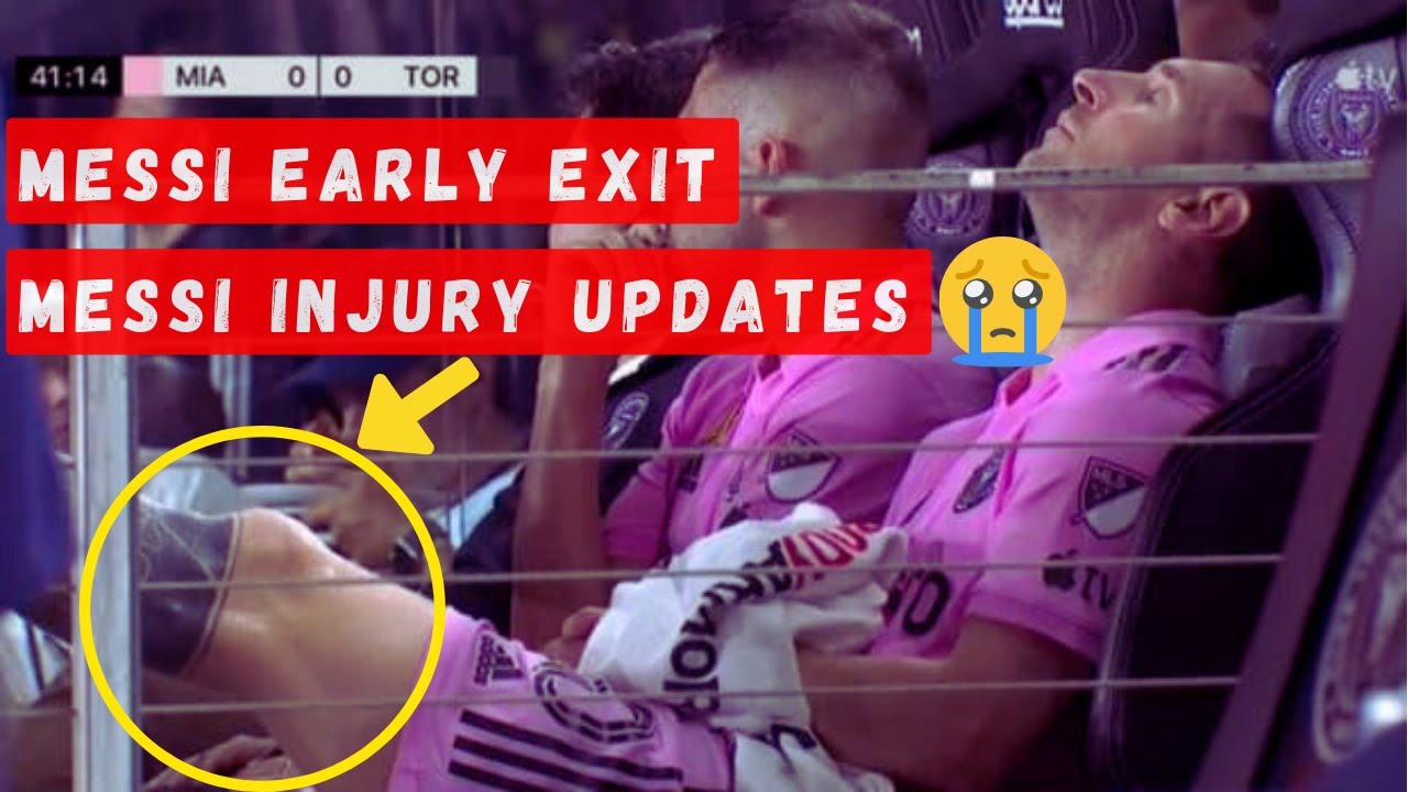 Lionel Messi exits with apparent injury during Inter Miami match ...