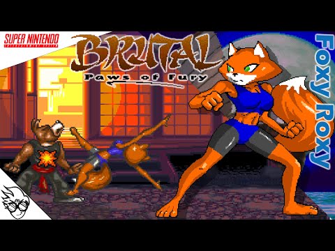 Brutal: Paws of Fury (SNES / 1994) - Foxy Roxy [Playthrough/LongPlay]