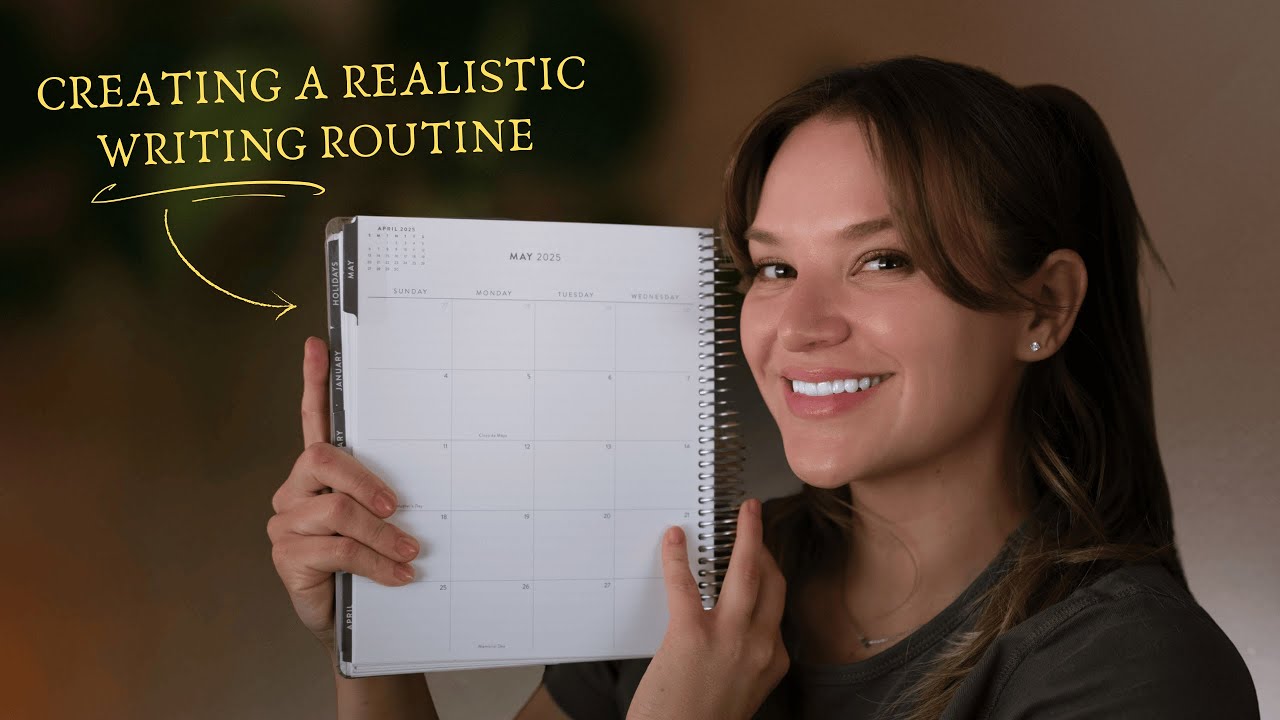 Creating a STRATEGIC writing routine 🌙 DITL vlog of a full-time book ...