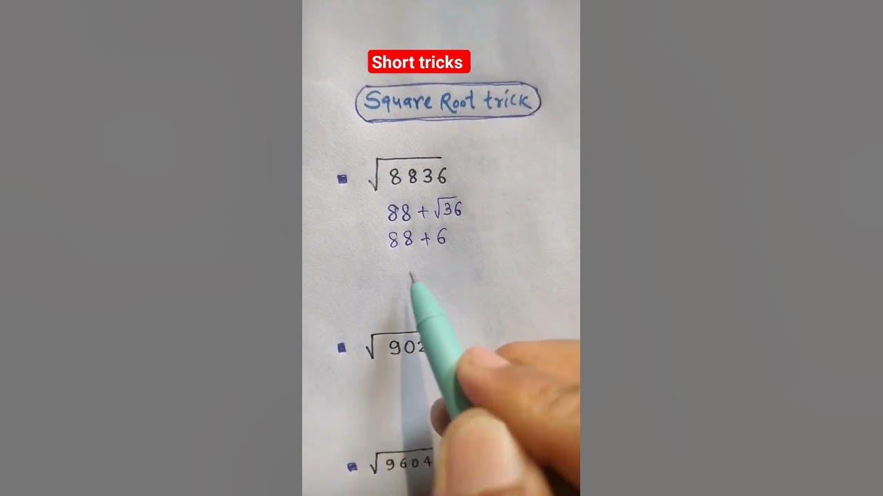 L How To Solve Square Root L Maths Shorts Tricks L l-how-to-solve-square-root-l-maths-shorts-tricks-l