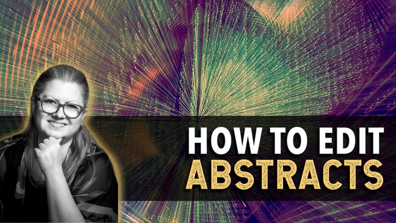 Learn How to Edit ABSTRACT Photos - LIVE Photo Editing - YouTube