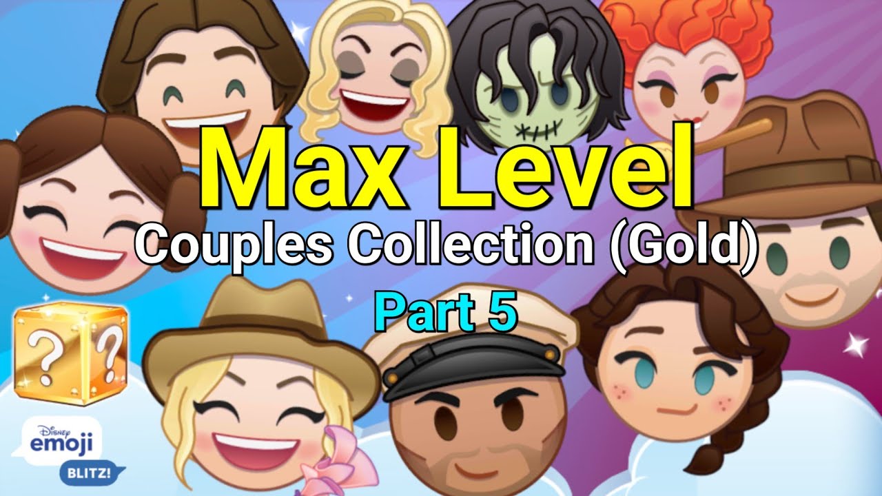 Max Level - Couples Collection (Gold Box Part 5) - Disney Emoji Blitz ...