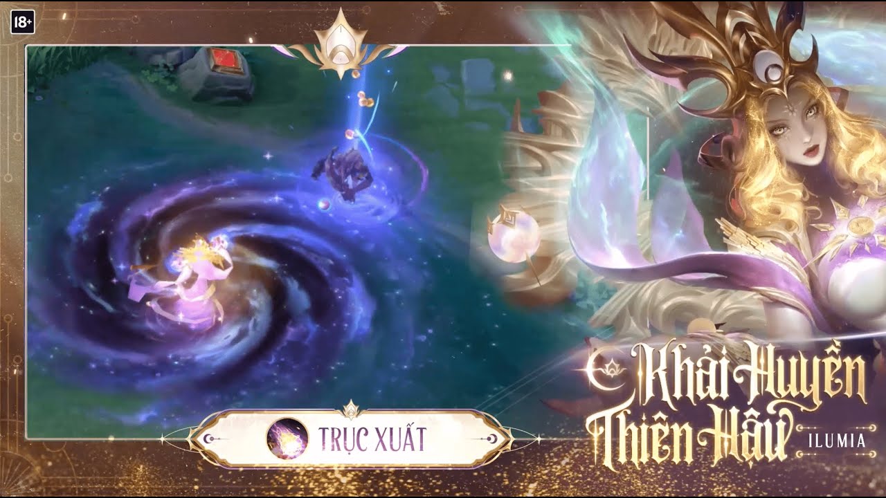 🪐 Hiệu ứng chiêu thức | Ilumia Khải Huyền Thiên Hậu 🪐 - Garena Liên ...