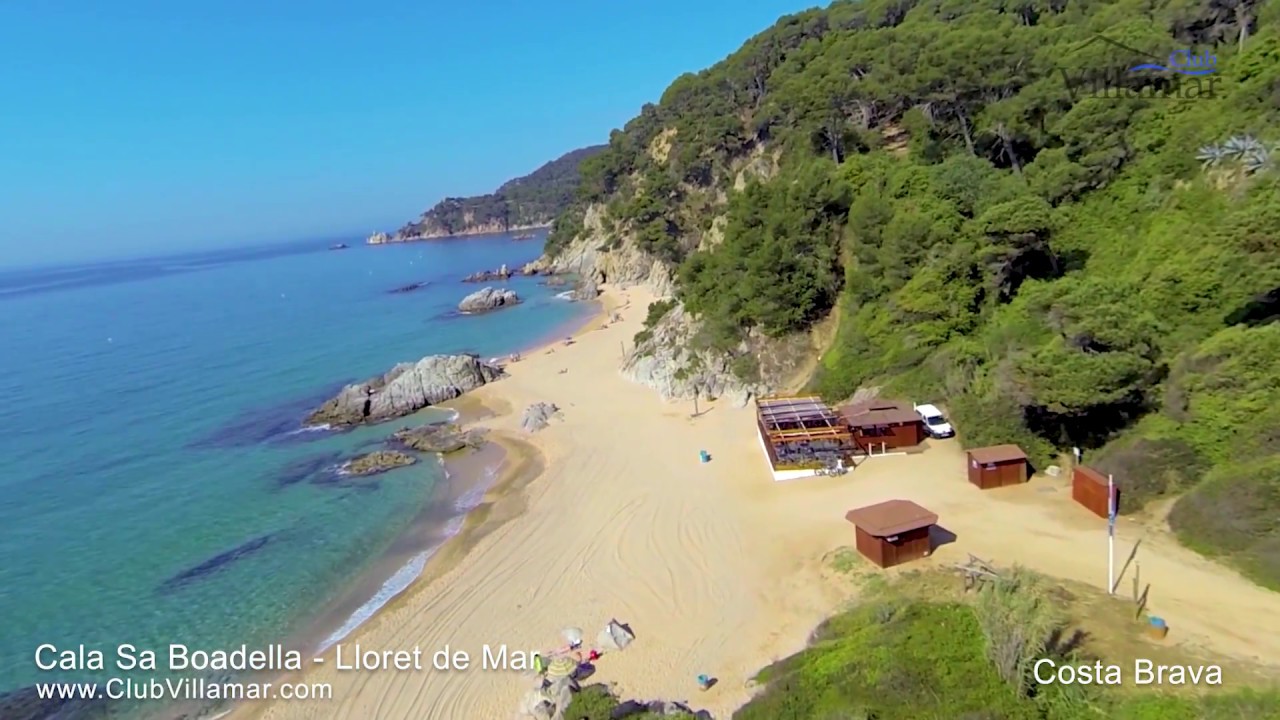 Cala Sa Boadella Beach, Costa Brava: By Club Villamar - YouTube